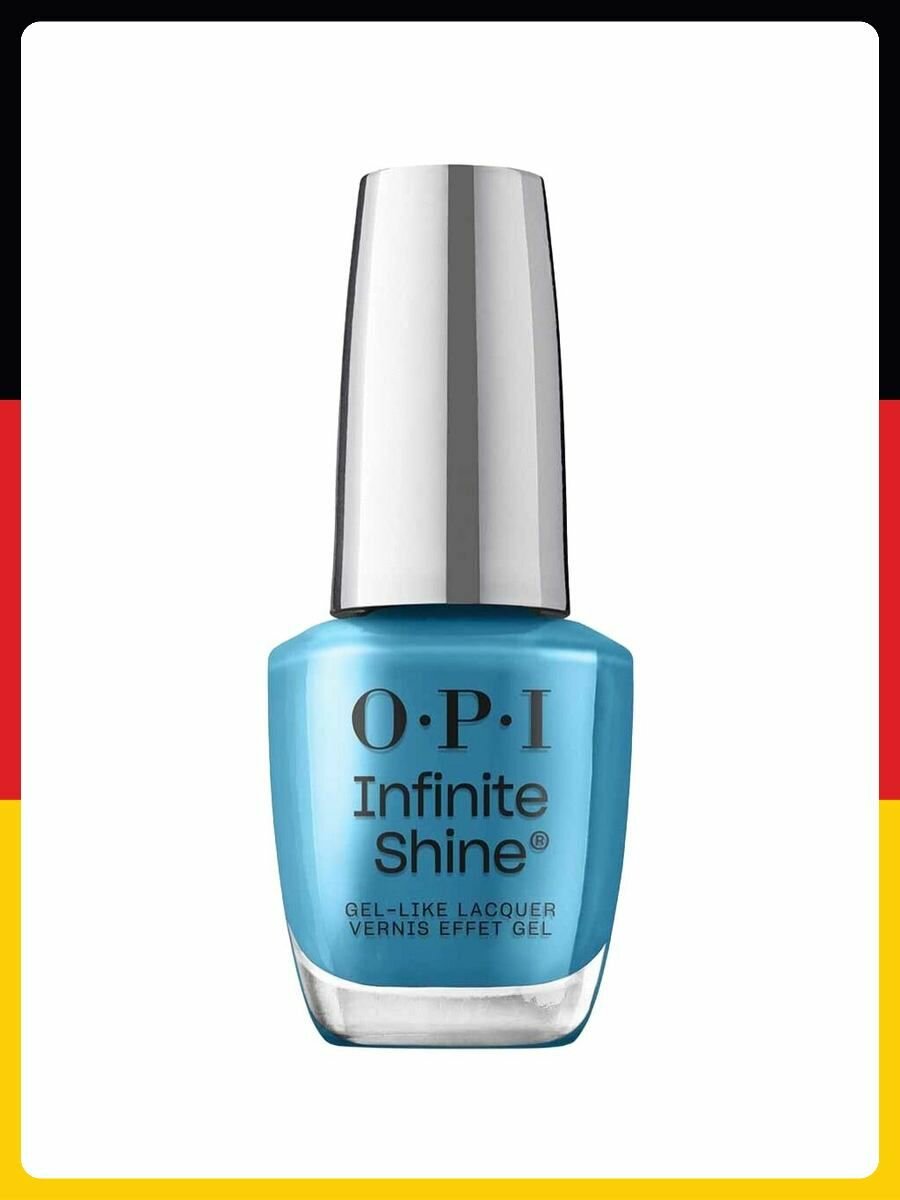 Лак для ногтей OPI Summer '25 Make 'em Jelly Infinite Shine Medium Blue, 15 мл