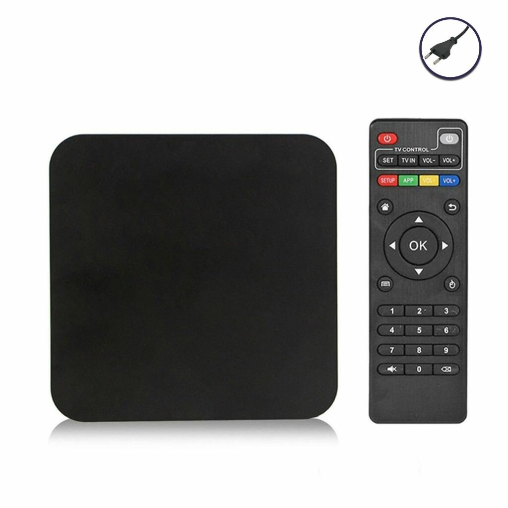 (1 комплект) Mxqpro 4k HD Smart TV Network Set Top Box