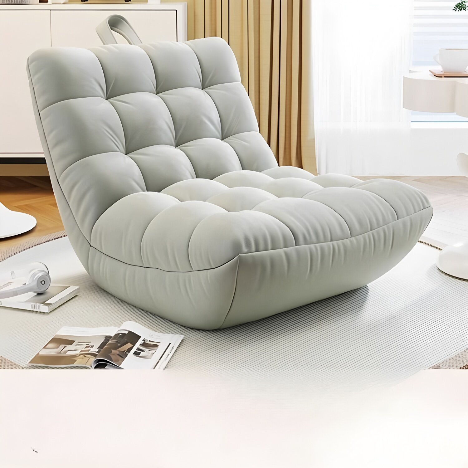 Ленивый диван ，Пуф бескаркасный "Диван", Технологическая ткань, наполнение пенополистирол, нагрузка до 200кг