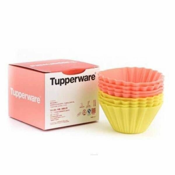 Tupperware Силиконовые формочки для кексов цветные — фото 1