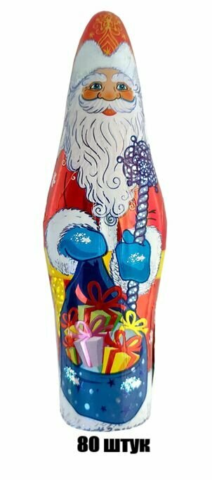 Sweet Food Молочный шоколад Дед Мороз, фигурный, 40 г, 80 шт в коробке