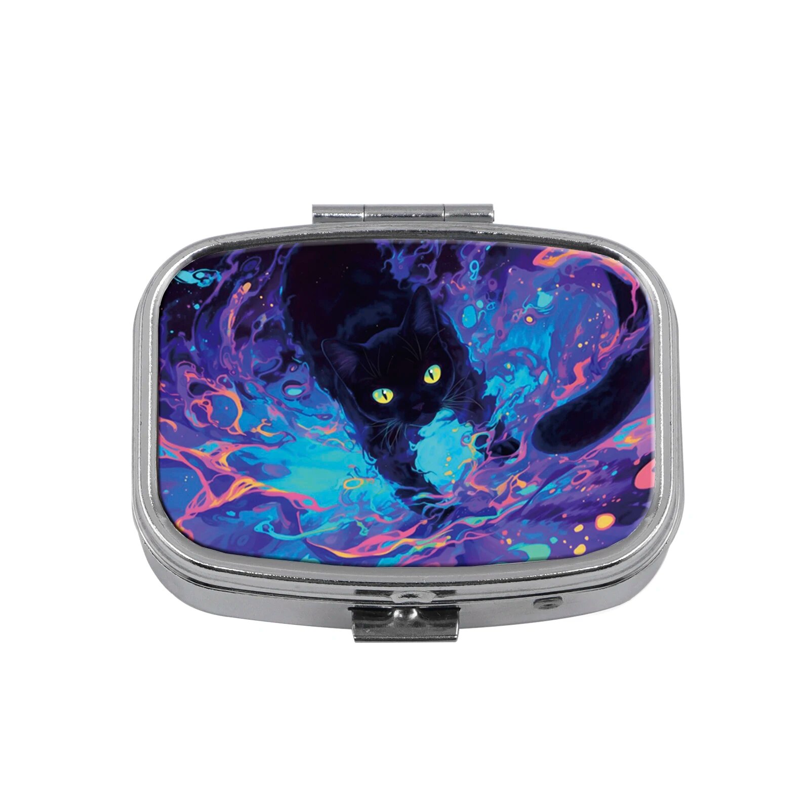 Металлическая аптечка с акриловой росписью 3