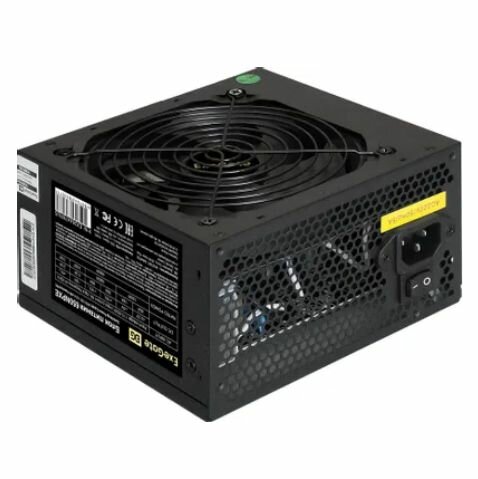 Блок питания ExeGate 650NPXE EX264476RUS-PC 650W (EX264476RUS-PC) черный - 650 Вт, ATX 20+4 пин, 4 pin + 4 pin x2 CPU, 5 SATA, 2 x 6+2 pin PCI-E