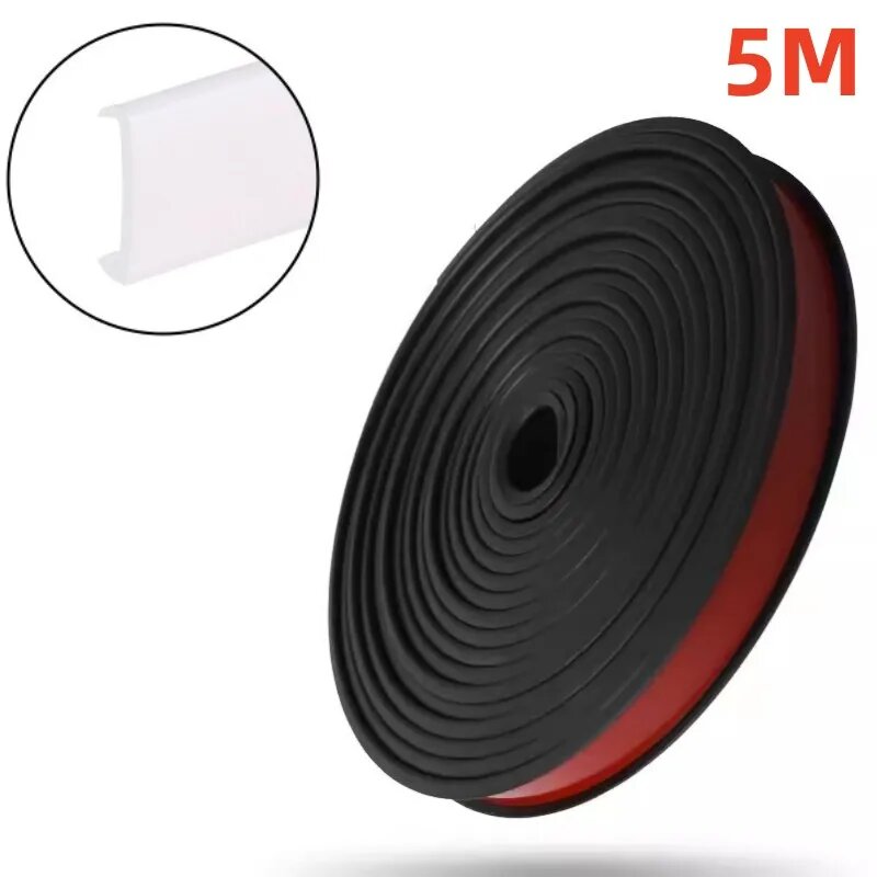 Самоклеящаяся кромка U-образная TPE 16мм, 18мм, 20мм 16mm, Black