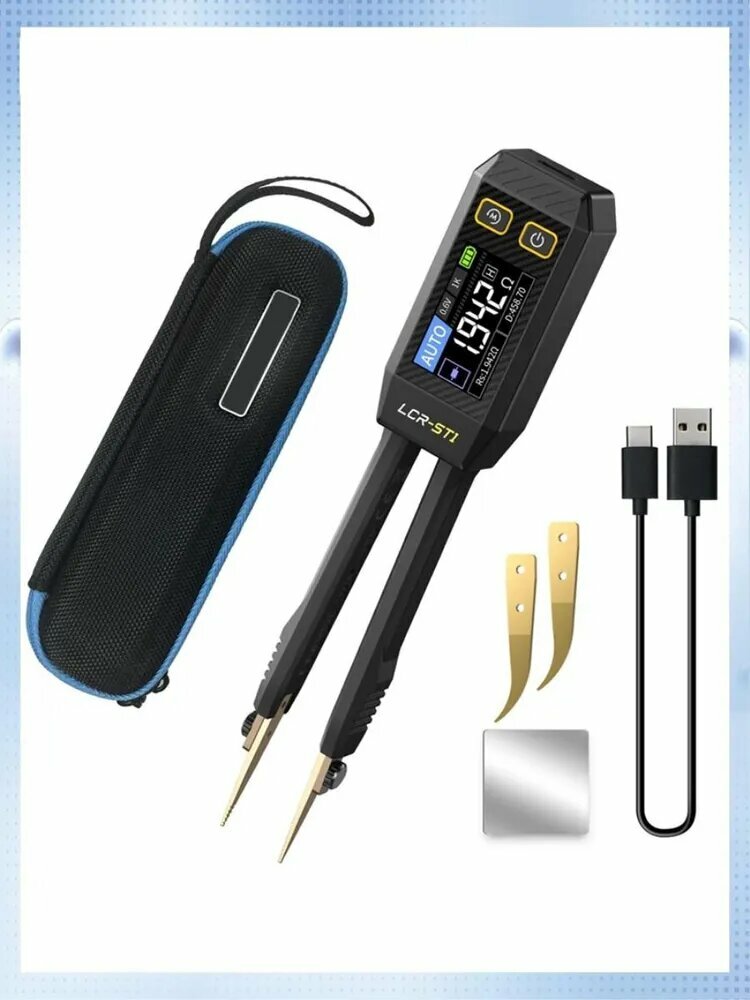 LCR-ST1 10 КГц Измеритель LCR Пинцет, Мини Интеллектуальный SMD Тестер