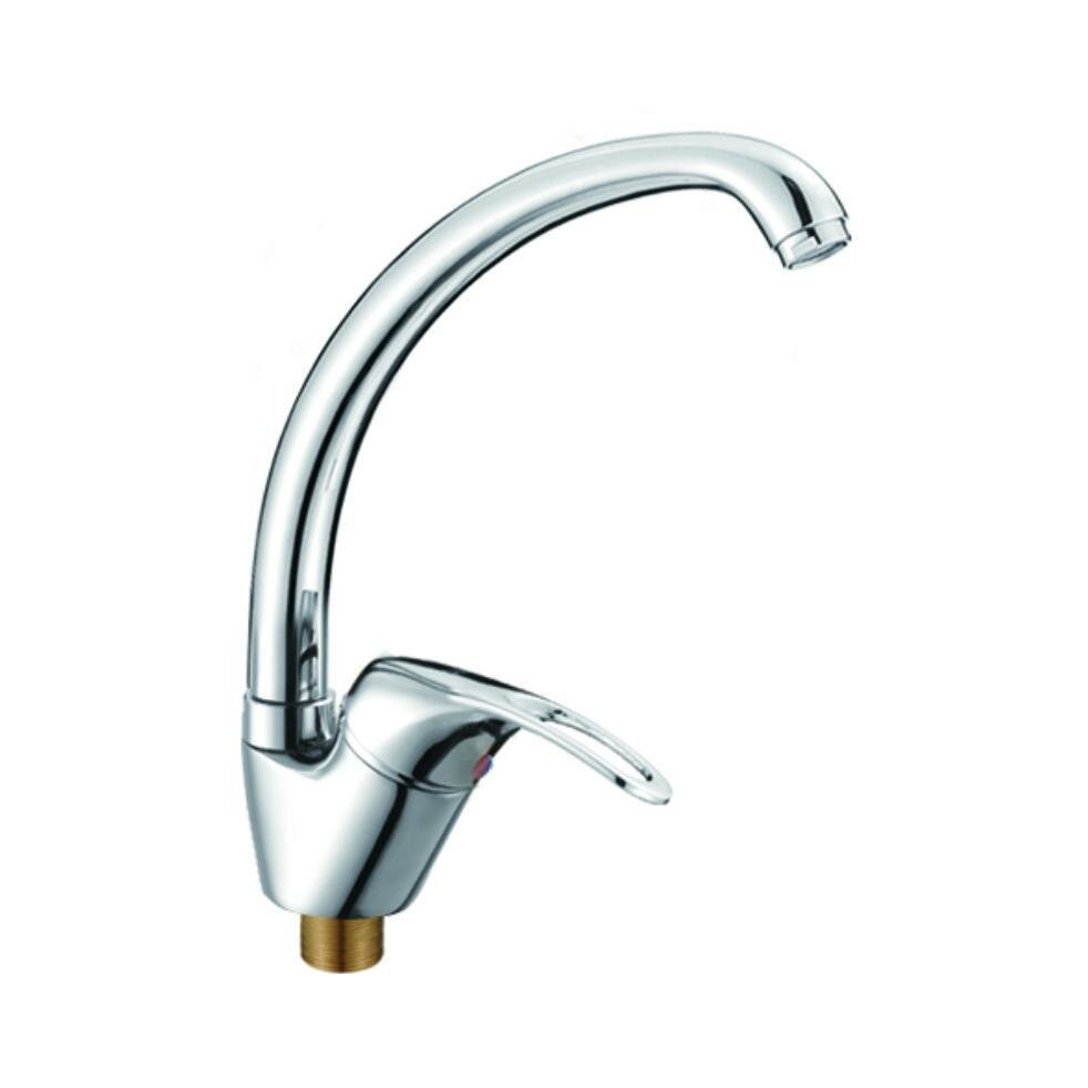 Смеситель для кухни D-Lin D150409-1, хром, качество и стильный дизайн