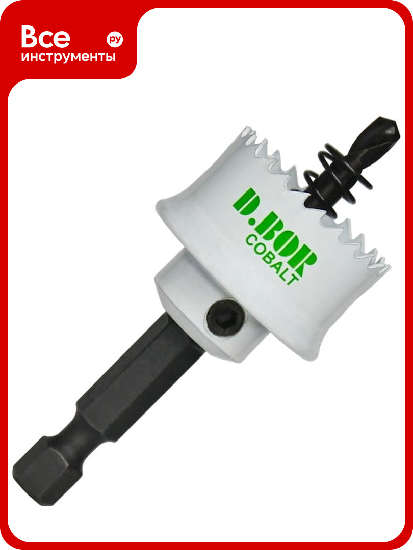 Коронка биметаллическая SHEET METAL 25 мм D.BOR D-HS-BIM-SM-20-025, пластиковая