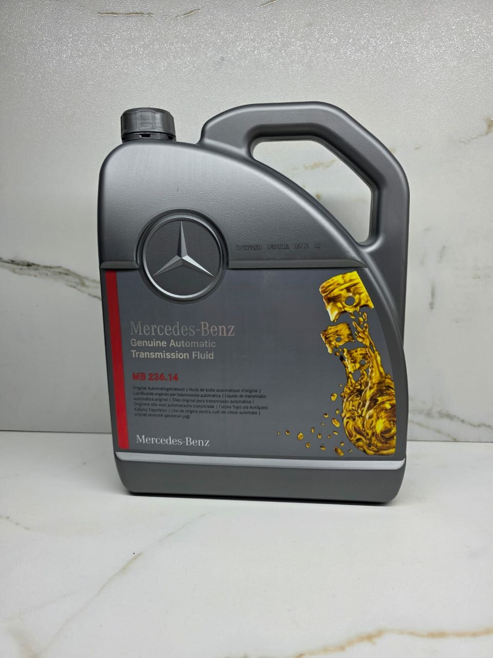 Масло трансмиссионное Mercedes-Benz ATF MB 236.14, 5 л, артикул A000989680513ADNE