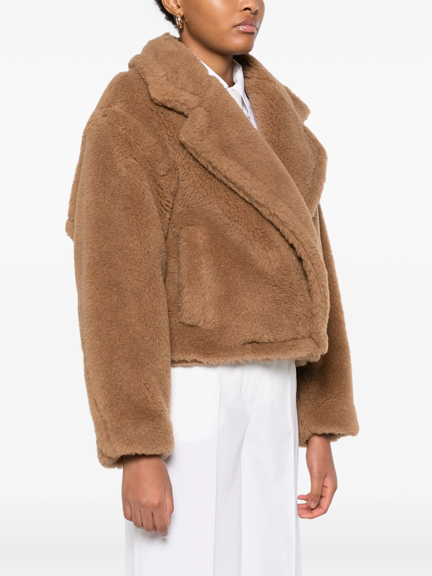 Куртка Max Mara Gardone, размер 42 IT, коричневый — фото 1