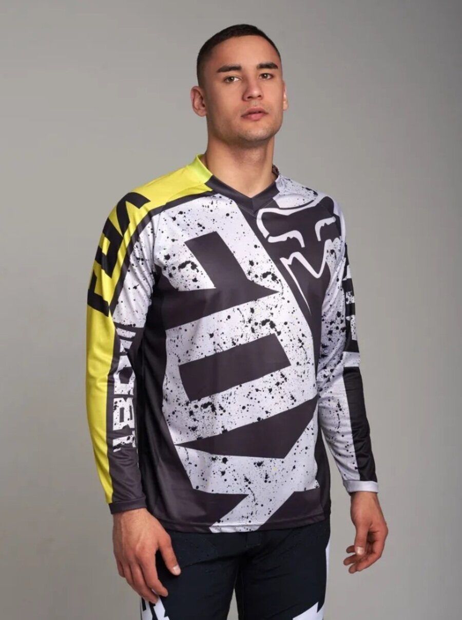 Мотоджерси мужская для мотокросса с длинными рукавами FOX FX23-2