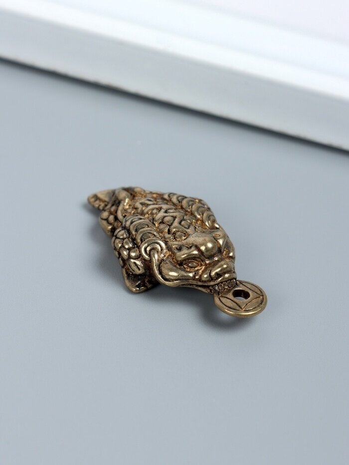 Подвеска-фигурка «Денежная жаба с монетой», набор 2 шт, 1.9×3.4 см