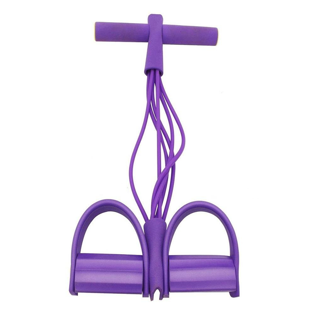 Tренажер для ног, для похудения мини тренажер,6 трубок - домашний фитнес, эспандер для тренировок