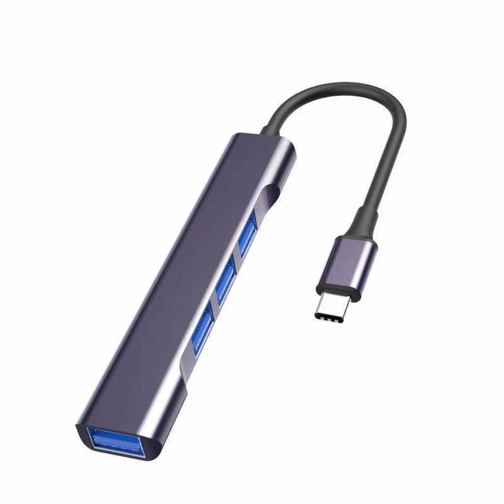 USB C концентратор 4 в 1 C/USB Адаптер Док-Станция с 3xUSB2.0 + 1xUSB3.0 Ноутбуки Док-станция для Ноутбука