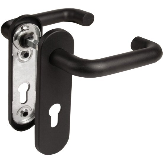 Fuaro Ручка дверная FP. DH172.0433 NE (B2B) (9x140) с пружиной BL-24 черный