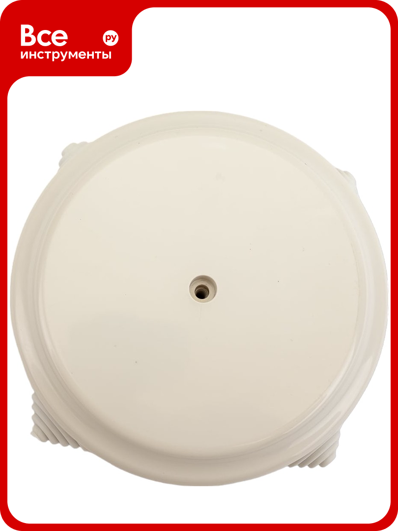 Монтажная коробка BYLECTRICA КМ-447 открытой установки, с сальниками, диаметр 109 мм, серия ретро, КМ-447 бежевый