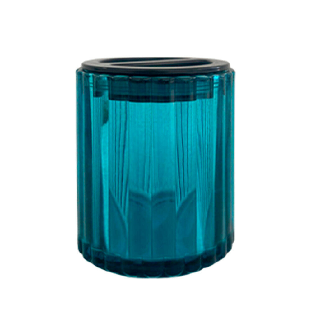 Стакан для ванной Delphinium Лазурит настольный стекло голубой (106178)