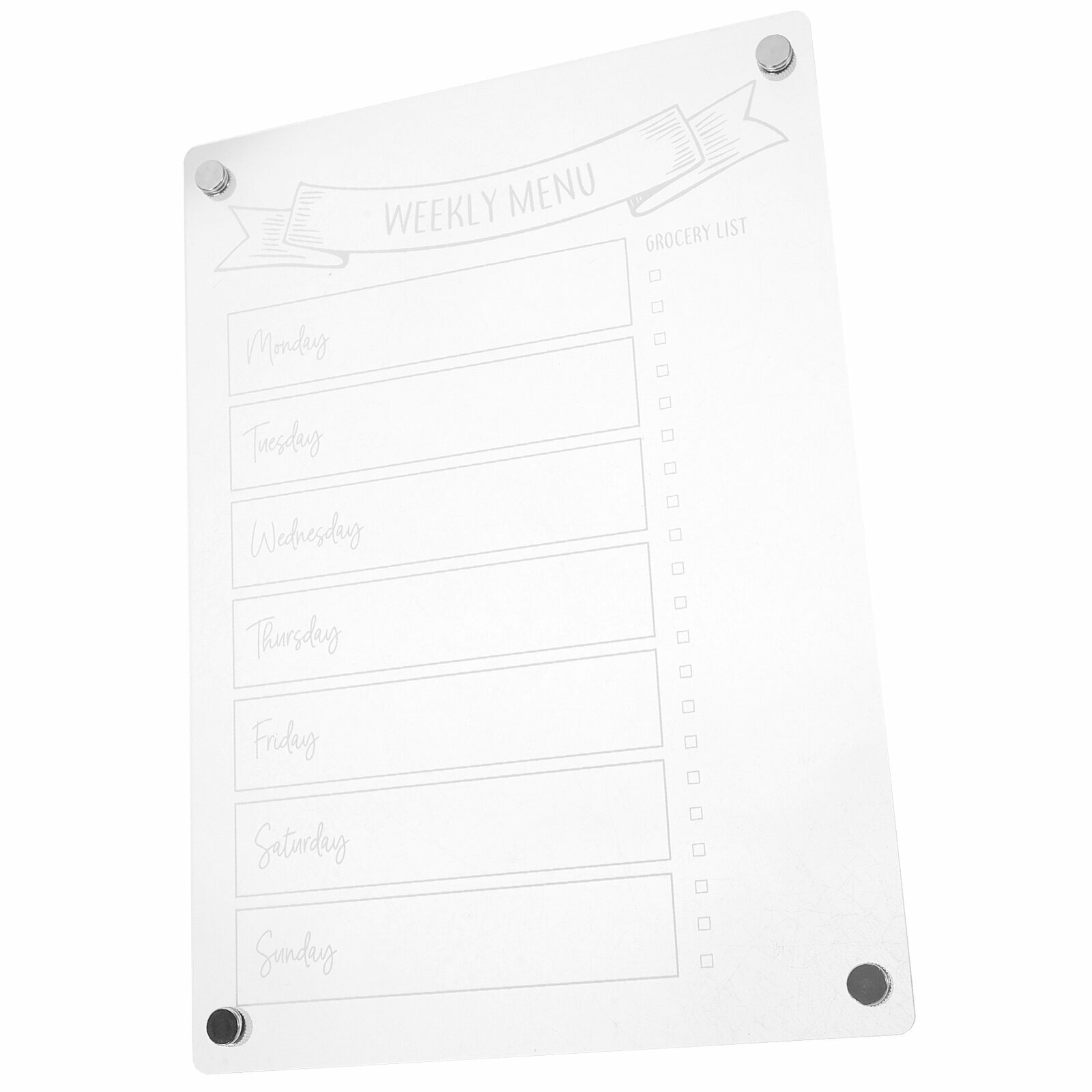 Доска для планирования меню с магнитным креплением, не занимает много места, размер 29,70 21,00 1,00 см--