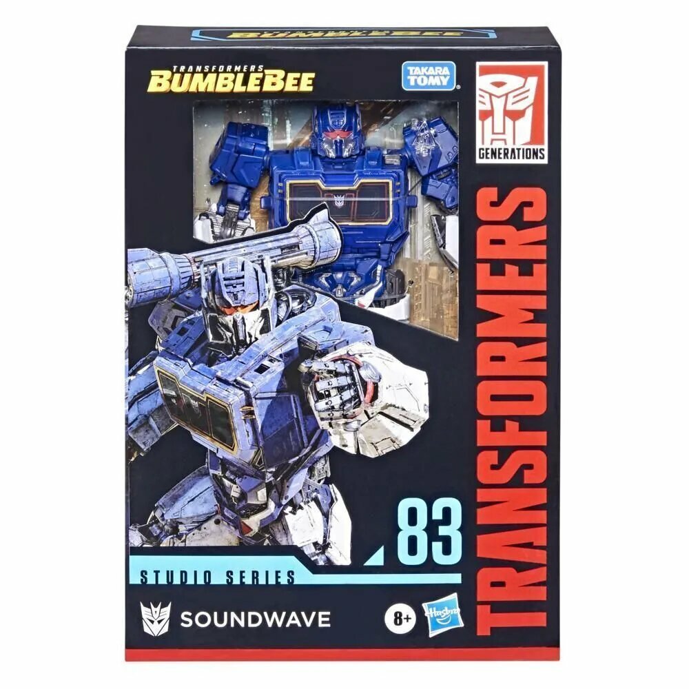 Трансформеры игрушки Hasbro Transformers Toys Studio Series SS83 Voyager Transformers: Bumblebee Soundwave (16.5cm) F3173