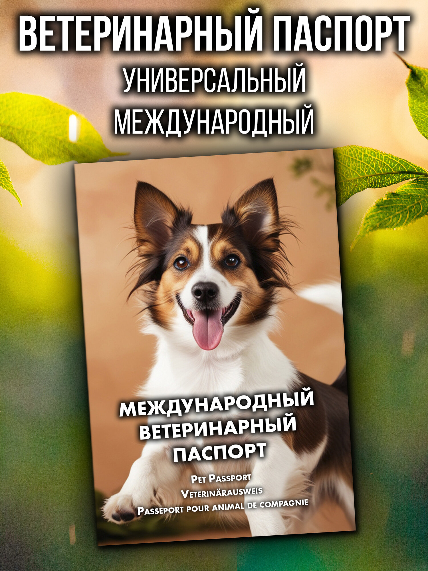 Ветеринарный паспорт для кошек и собак, международный