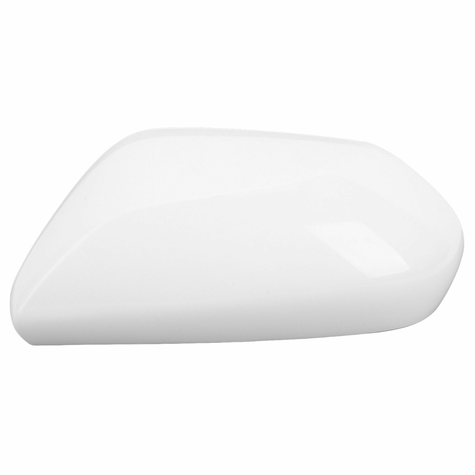 Крышка зеркала заднего вида белого цвета без краски, левая сторона подходит для Toyota Prius 2016-2019