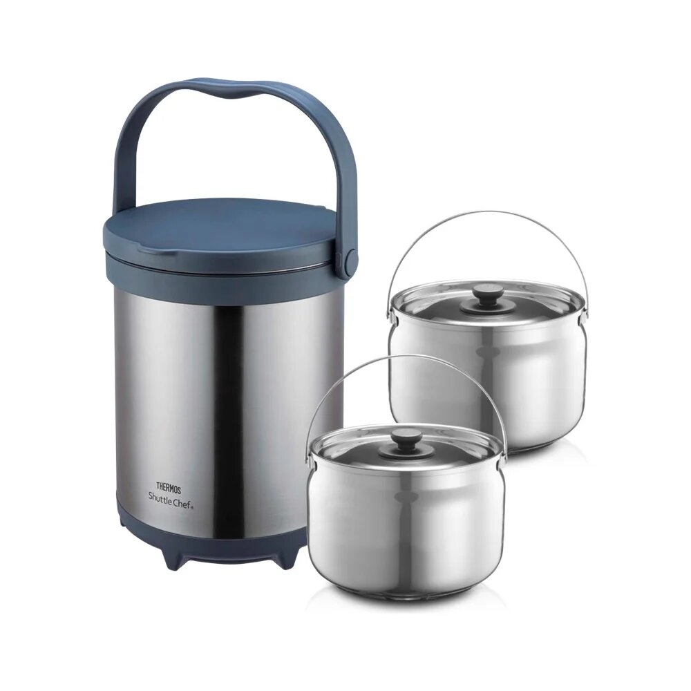 THERMOS Термос из нерж. стали с емкостью для еды тм TCRA-6000-CS 6L 563361