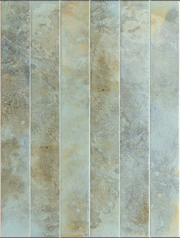 Керамическая плитка Equipe Bali 31548 5x40 Глянцевая Синий