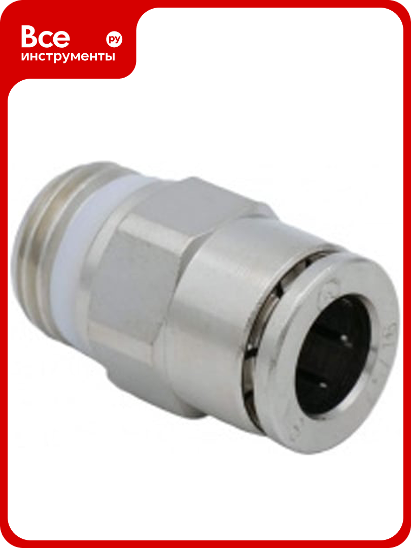 Фитинг с цанговым зажимом и уплотнительным кольцом CAMOZZI S6510 10-1/2 51-6510-1059