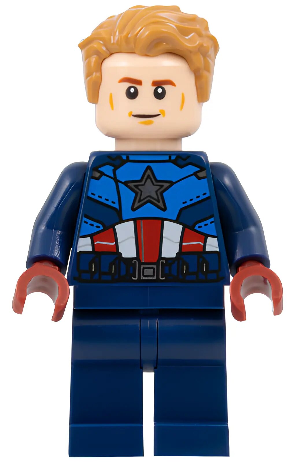Минифигурка Lego Super Heroes Captain America - Dark Blue Suit sh0908 N