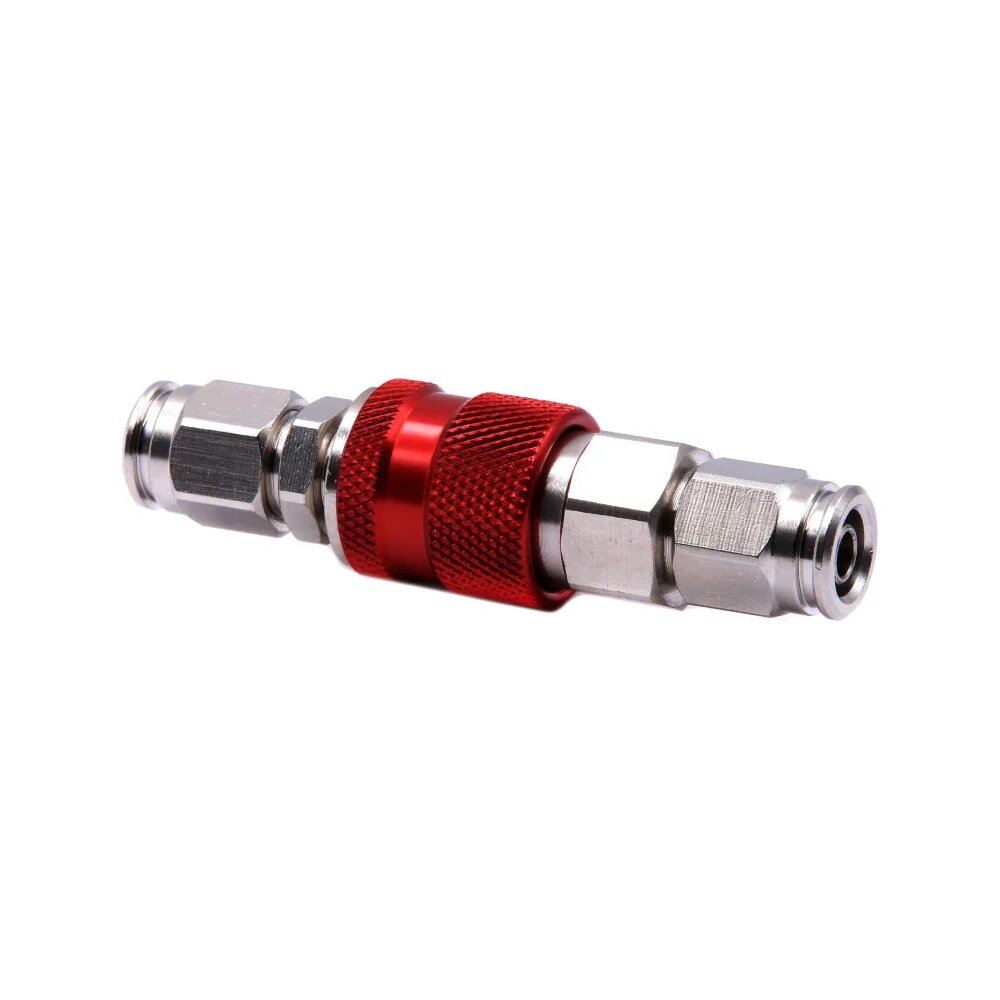 HQ-mech Соединение быстросъемное пневматическое «папа+мама», накидная гайка под шланг D=4мм (внутр.), D=6мм (наружн.) HQ-SPPP64 УТ000002481