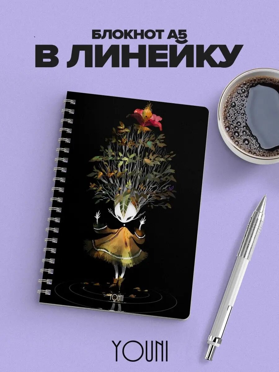 Блокнот для девочки в линейку 48 листов50 листов, обложка с матовой ламинацией50 листов, обложка с матовой ламинацией