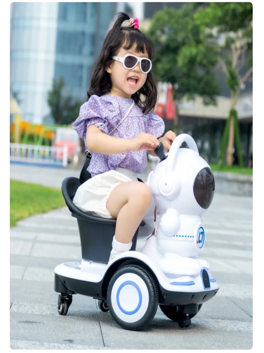 Детский электрический дрифт-балансировочный скейтборд с зарядкой, игрушка с пультом управления, вращающаяся машина