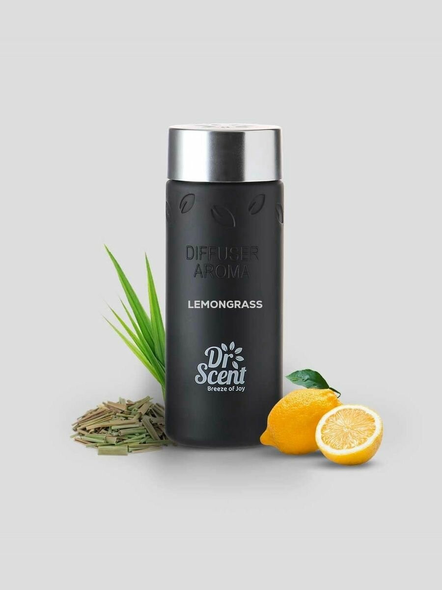 Ароматическое масло Dr Scent, Lemongrass, 170Мл / Жидкость для аромамашин