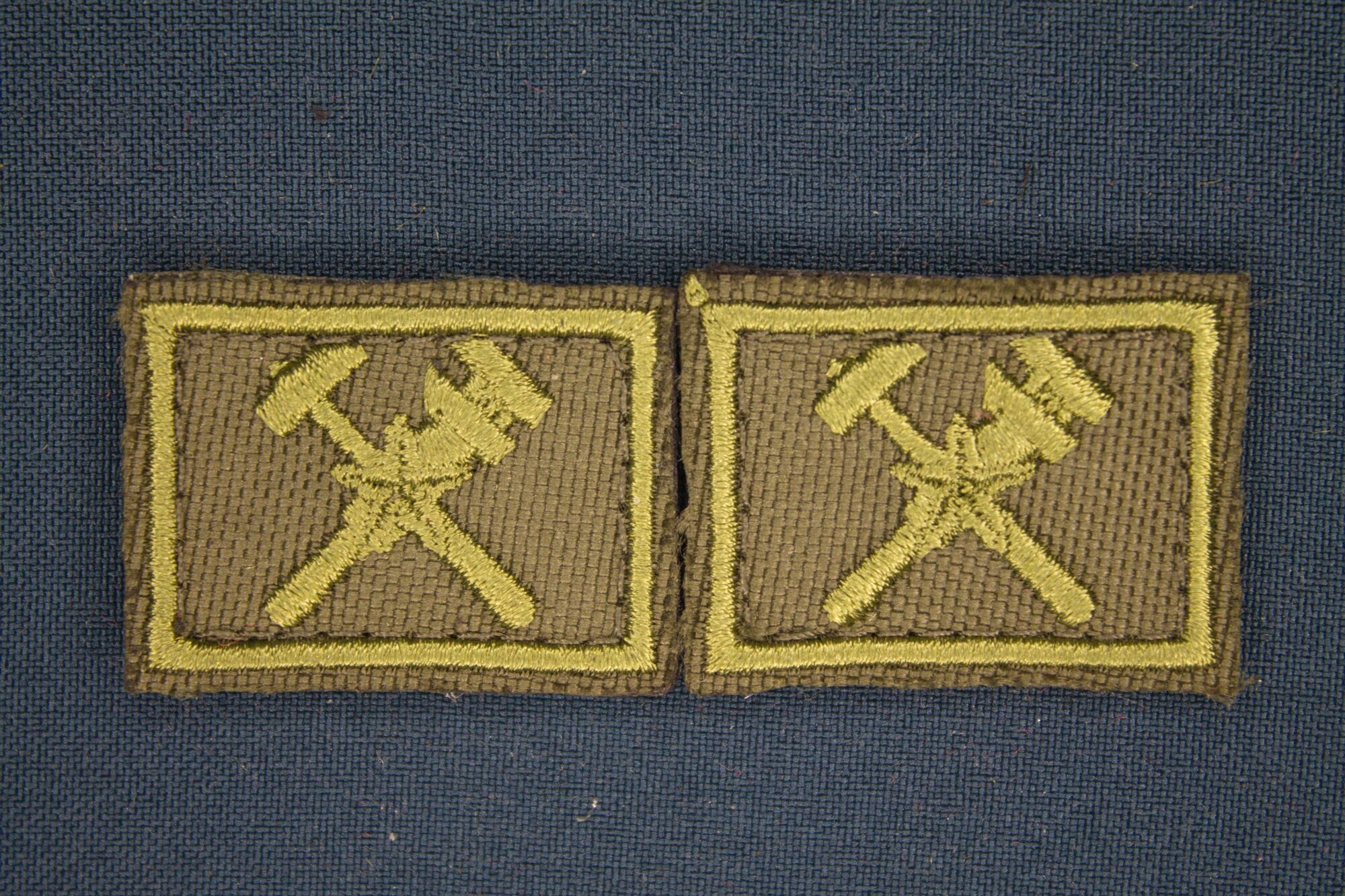 Шеврон, Петлицы топографическая служба, полевые, хаки