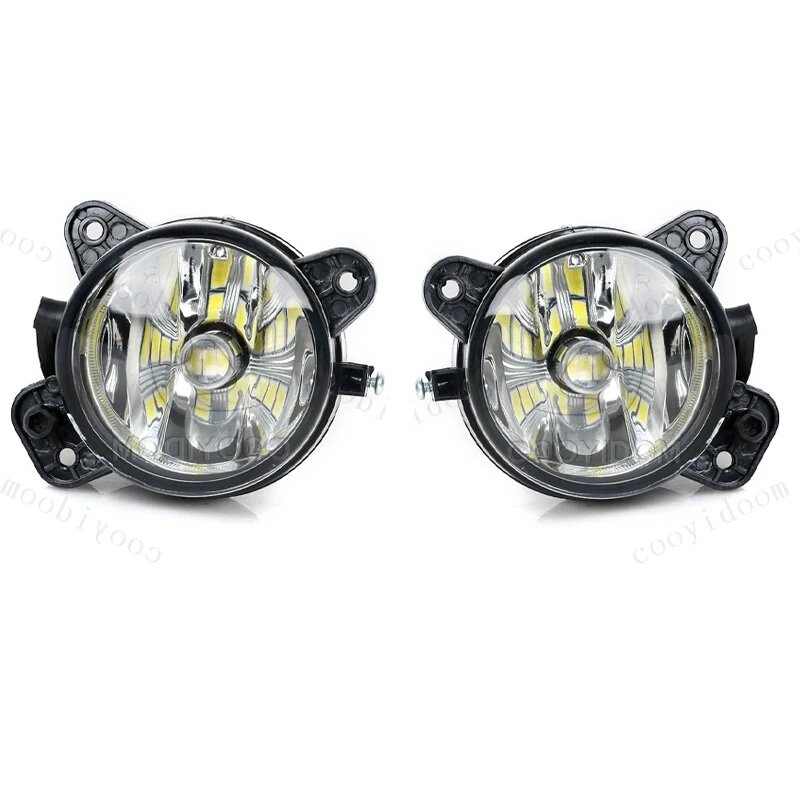 Автомобильные светодиодные передние противотуманные фары, противотуманные фары для VW T5 Transporter Multivan Caravelle Polo Gol Crafter для Skoda Fabia Roomster в сборе 1 pair fog light