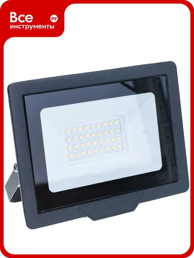 Светодиодный прожектор RSV RSV-SFL-3-30W-6500K-IP65 102814, для наружного