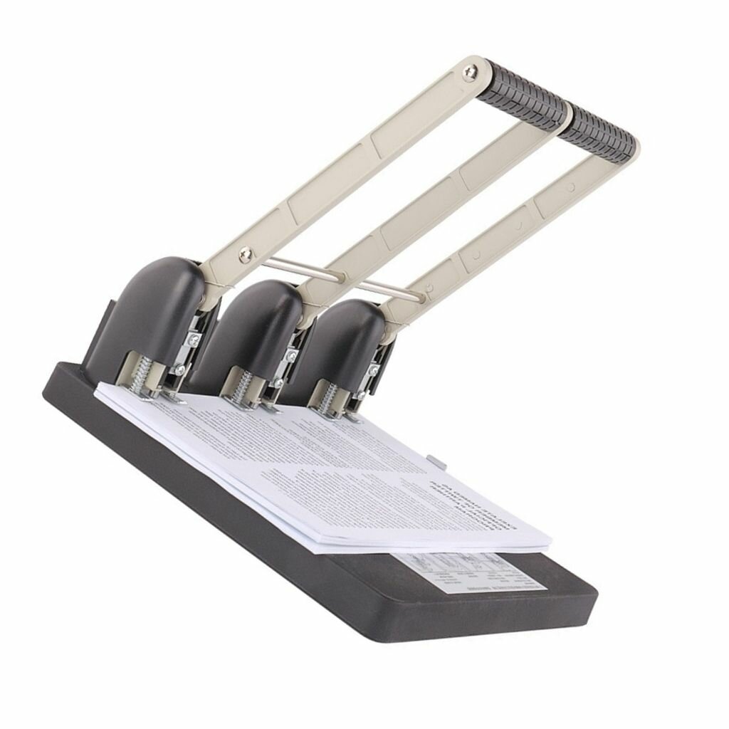 Дырокол на 150 листов с регулируемым направляющим для ПВХ карт