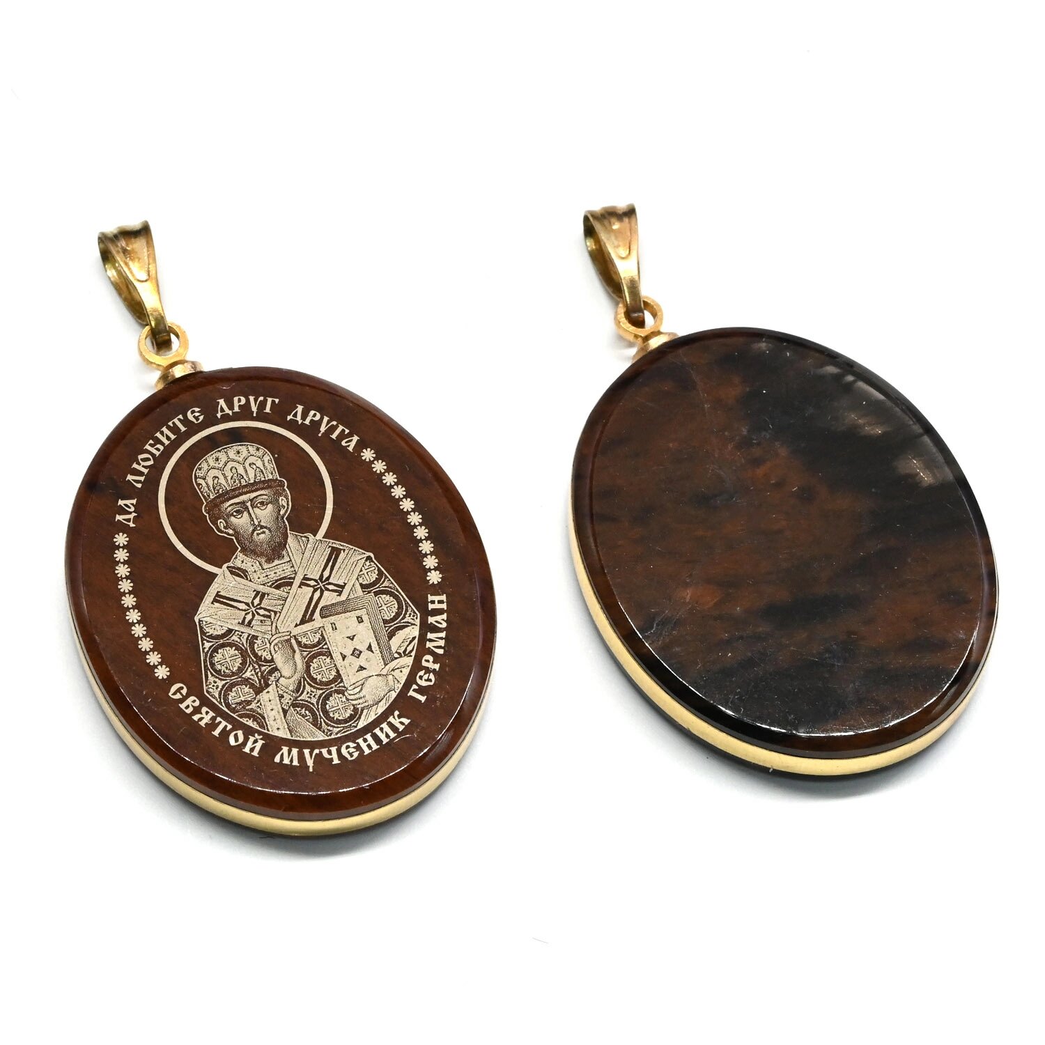 Подвеска, обсидиан