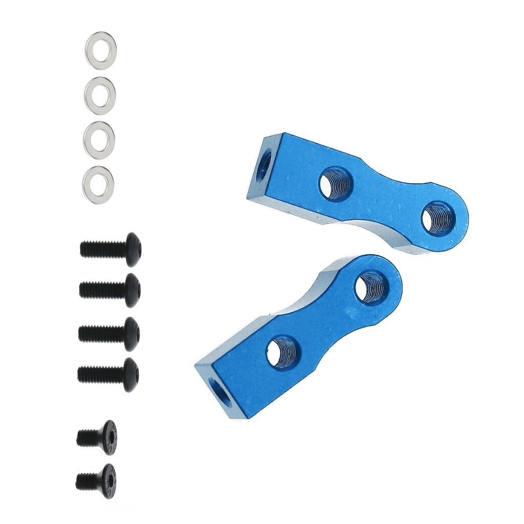 Премиальный алюминиевый кронштейн сервопривода для моделей машин 1/10 масштаба улучшает управление и долговечность благодаря легкому дизайну