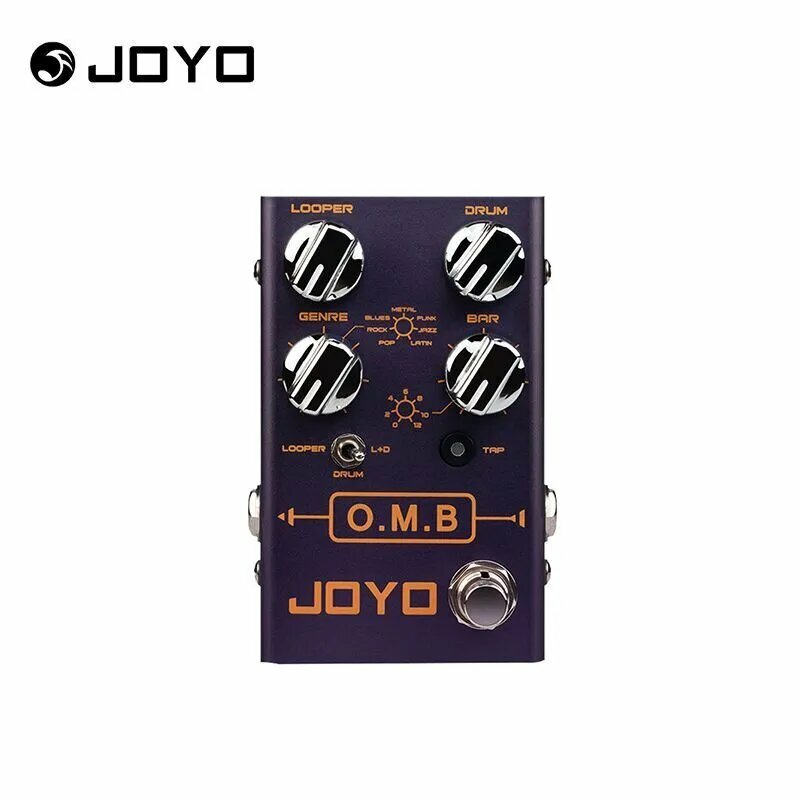 KNOW EASY-JOYO R-06 O.M.B Looper электрогитара педаль эффект True Bypass мини-педаль музыкальный инструмент драм-машина JOYO R 06