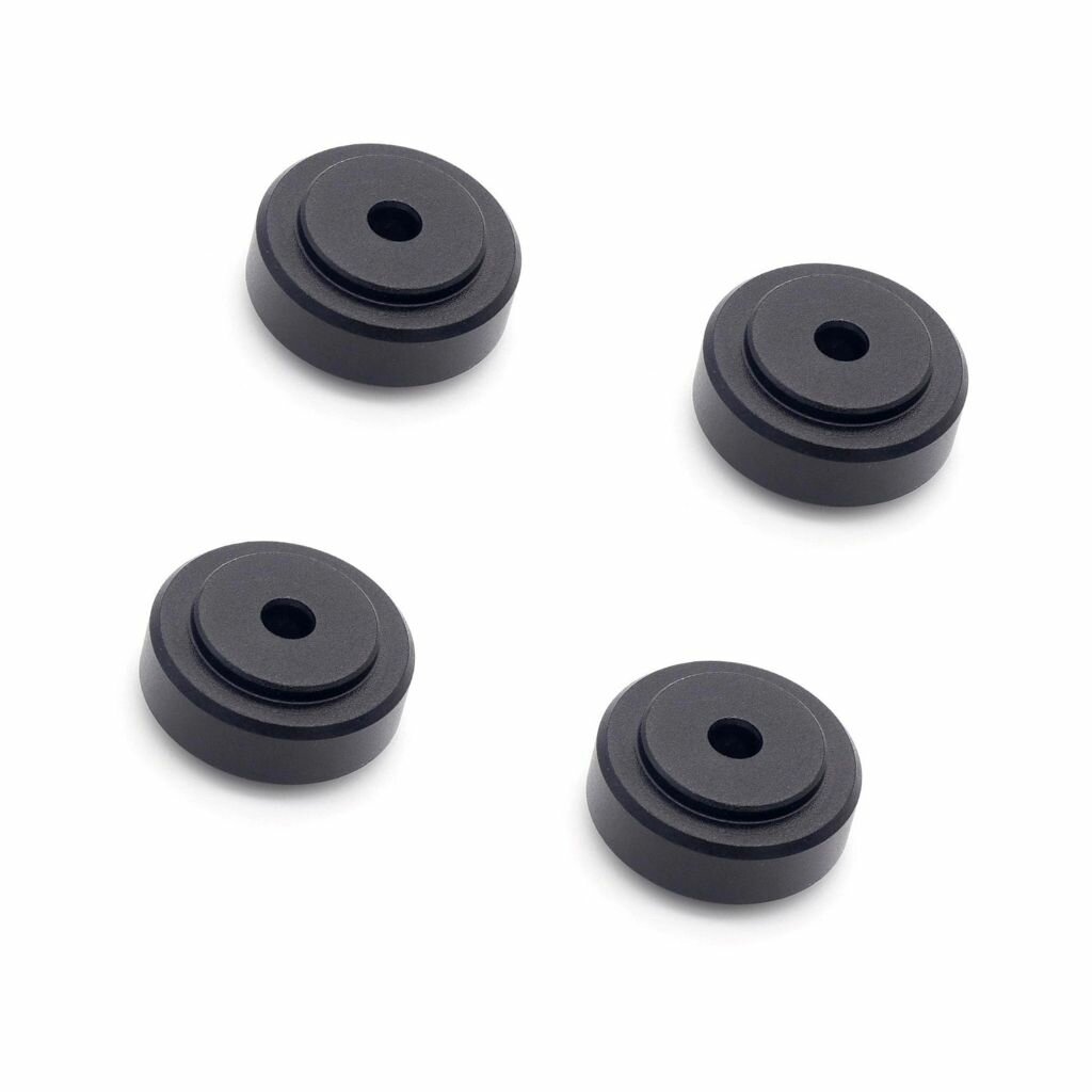 4 шт. противоскользящие накладки на ножки для аудиоусилителя, CD-плеера, лампового усилителя - черные