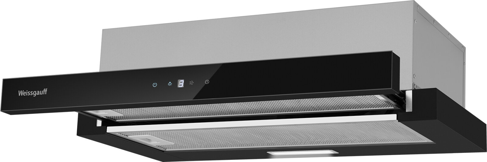 Телескопическая вытяжка Weissgauff TEL 600 TC BL