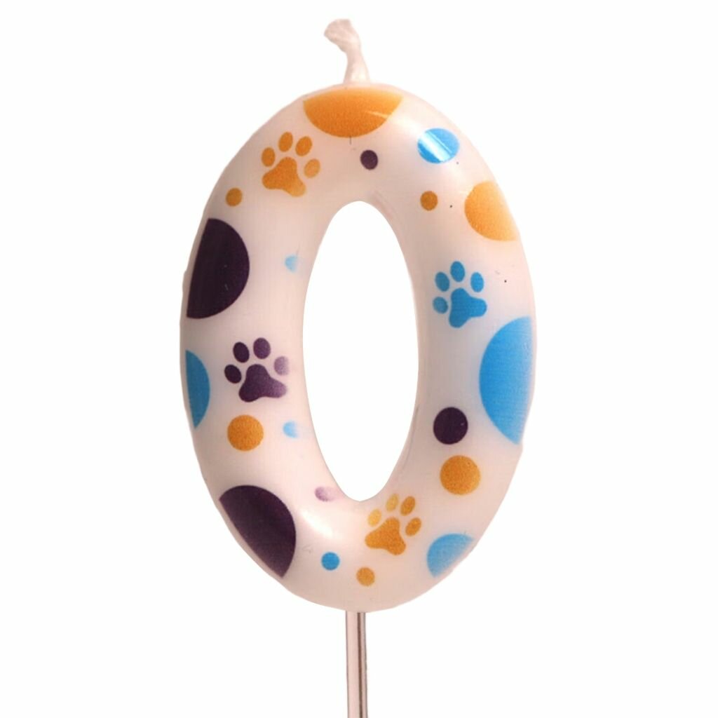 Цифровая Свеча На День Рождения Собачьих Лапок-0