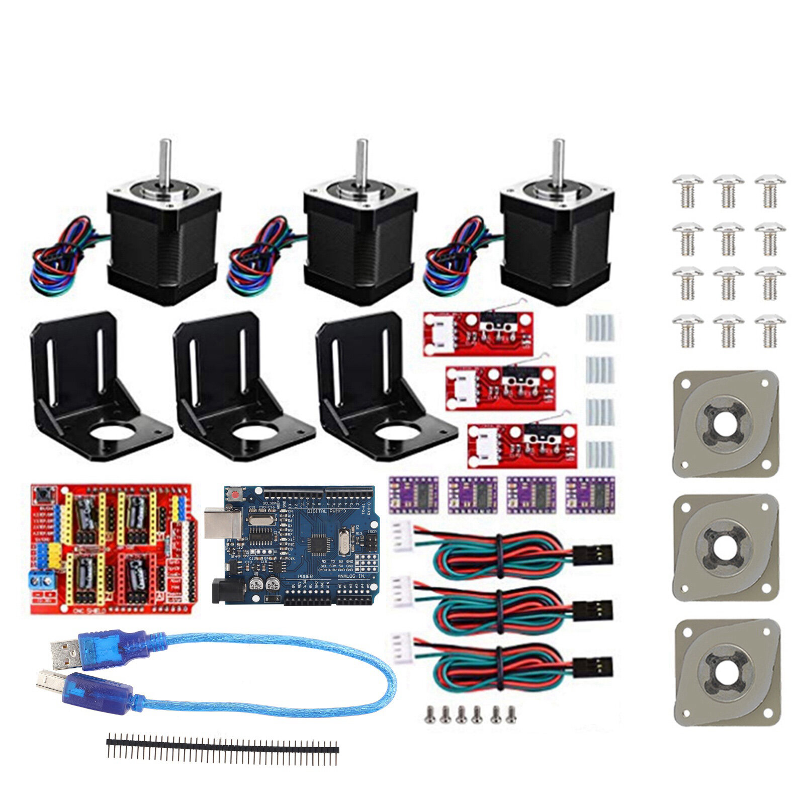 3D Printer CNC Kit для 3 аксессуаров для 3D -принтеров 3D