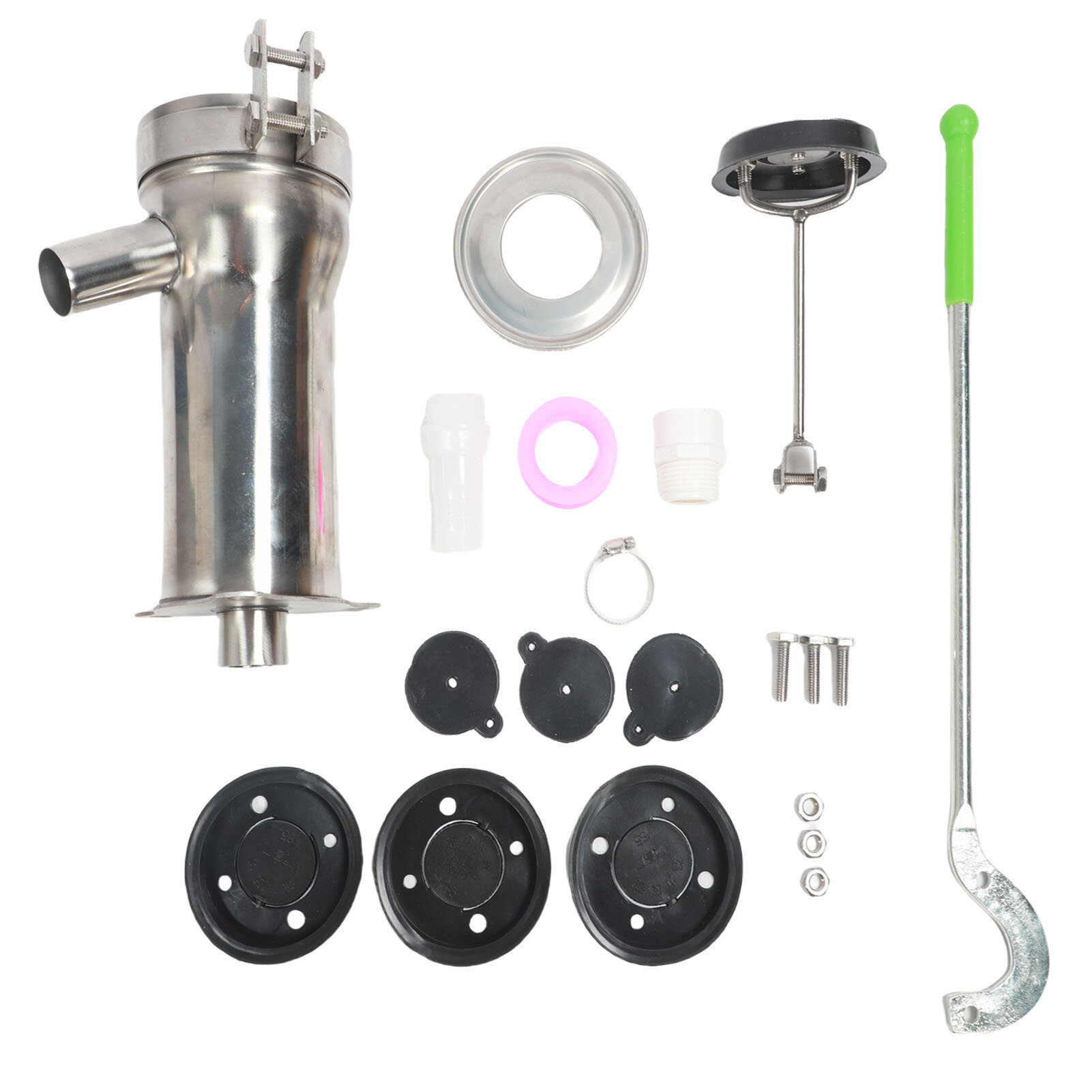 Ручная скважина насос 8 м 26 футов из нержавеющей стали глубокой скважины для всасывания воды для садового двора