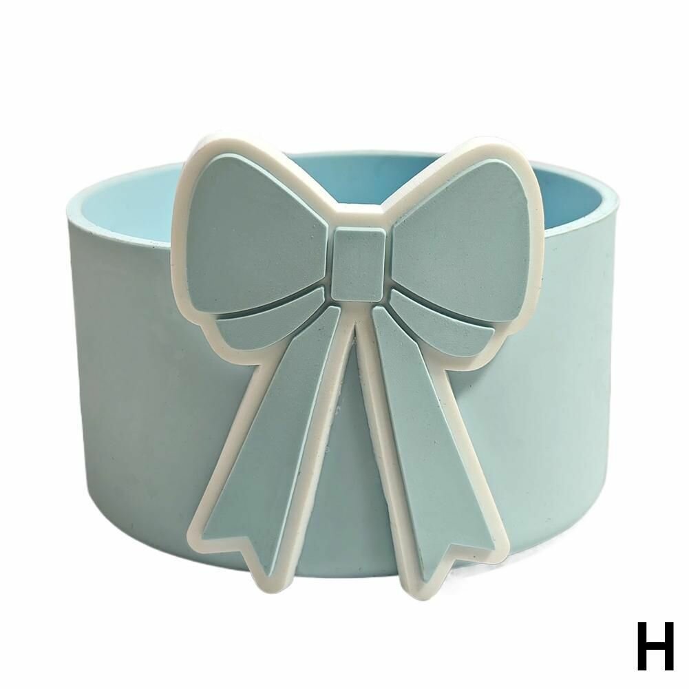 Силиконовый чехол для бутылки с бантом, антискользящий, для стаканов 20/30/40 унций