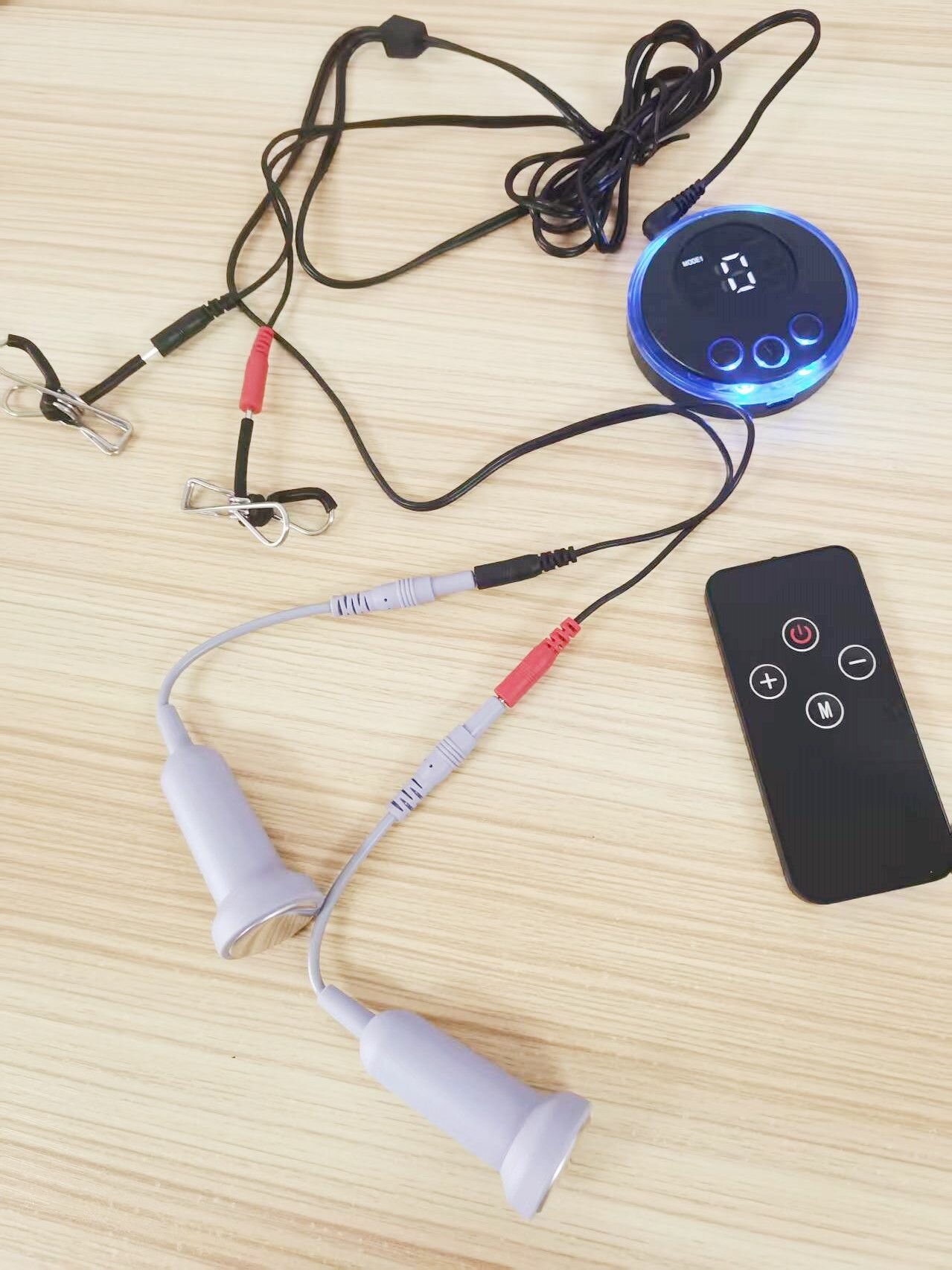 Электростимулятор ануса пениса сосков клитора Зажимы