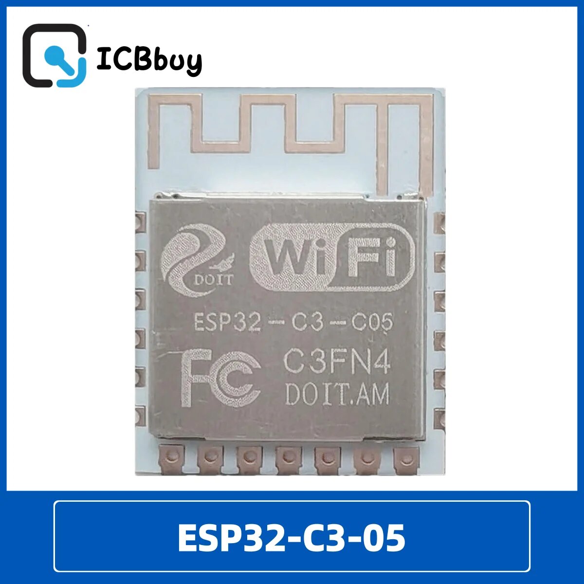 ESP32-C3-05 Espressif Systems WIFI+Bluetooth Модуль ESP32-C05 устойчивый к высоким температурам, совместимый с Tuya CB2L