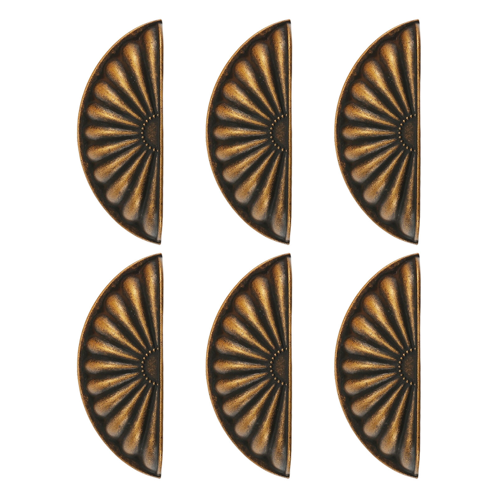 6 шт Ручки для ящиков форма ракушки