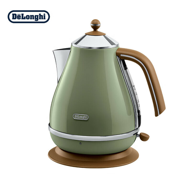 Электрочайник Delonghi KBOV2001. GR Retro Series, Olive Green