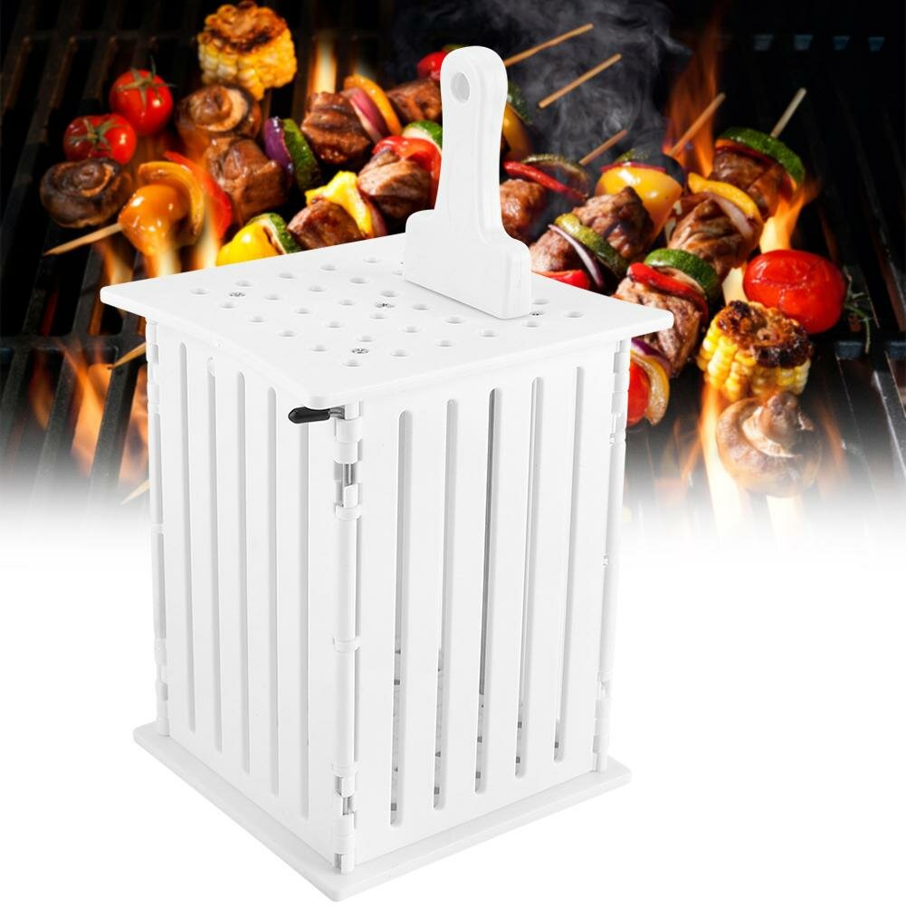 36 отверстий Овощные вертела Еда BBQ Барбекю Кебаб Мясорубка Помощник Набор